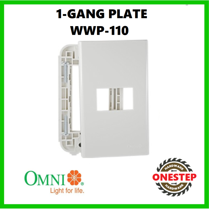 Hardware Onestep WWP-110 OMNI WS Wide Series 1 Gang Plate | Lazada PH