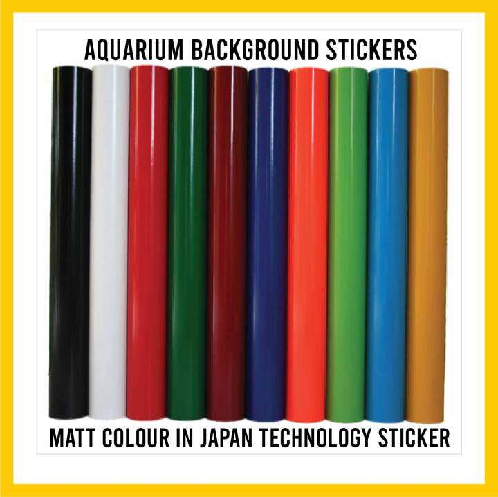 🔥Ready Stock Premium Aquarium background stickers / Aquarium wall paper ...