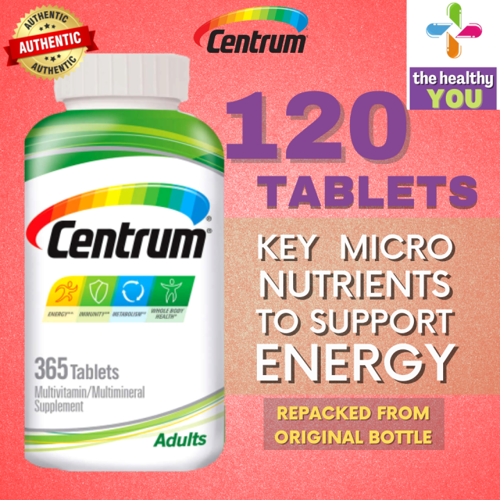120 Tablets - Centrum Multivitamin Supplement Adults | Lazada PH