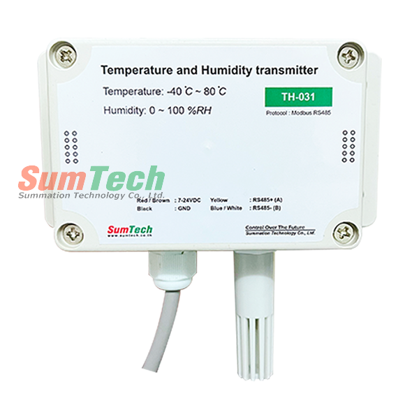 Temperature and Humidity transmitter RS485 output (TH-031) (ไม่รวม V.A ...