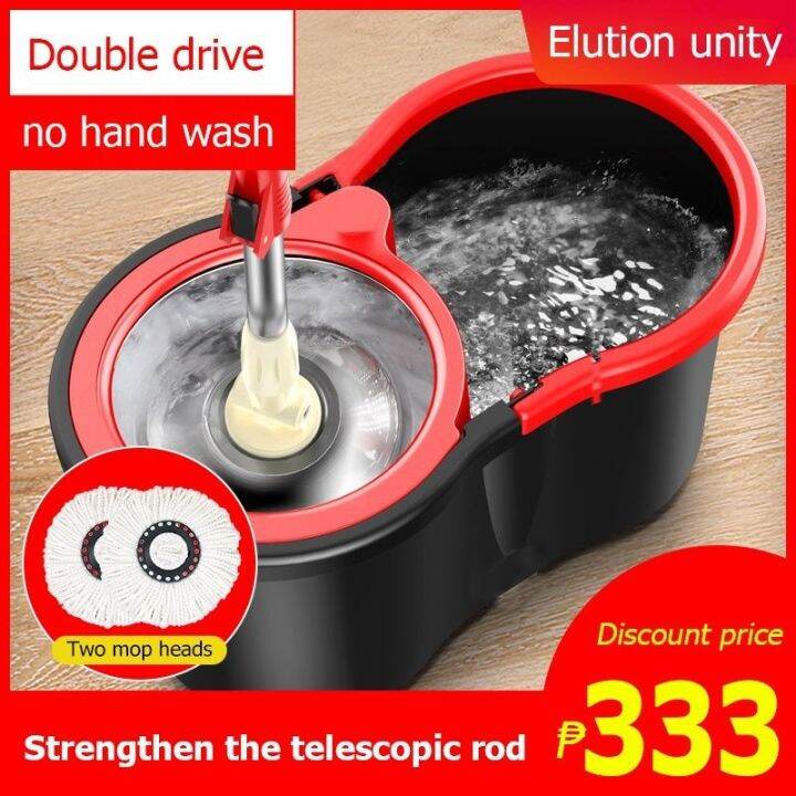 hot Spin Mop With Spinner and Bucket Magic Tornado Mop 360 Easy ...