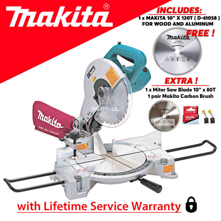 Makita LS1040 Compound Miter Saw (1650W) with FREE Makita D-61058 TCT ...