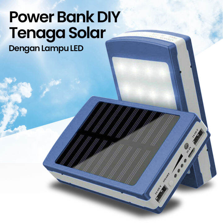 Power Bank DIY Tenaga Solar dengan Lampu LED | Lazada Indonesia