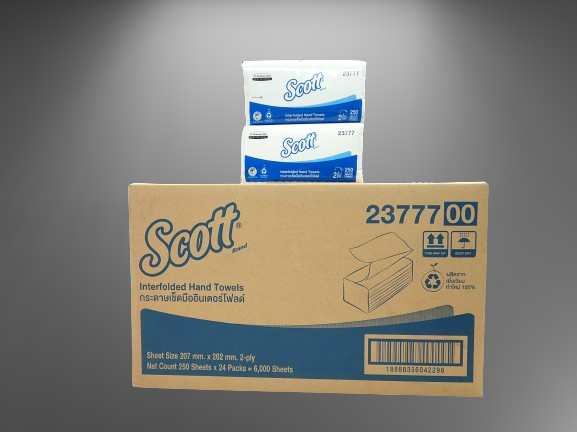 New SCOTT Interfold Hand Towel 2 Ply Economy กระดาษเช็ดมือแบบแผ่น หนา 2 ...