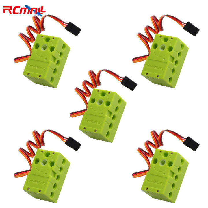 Rcmall 5pcs 360° Geekservo Servo Positive And Negative Continuous