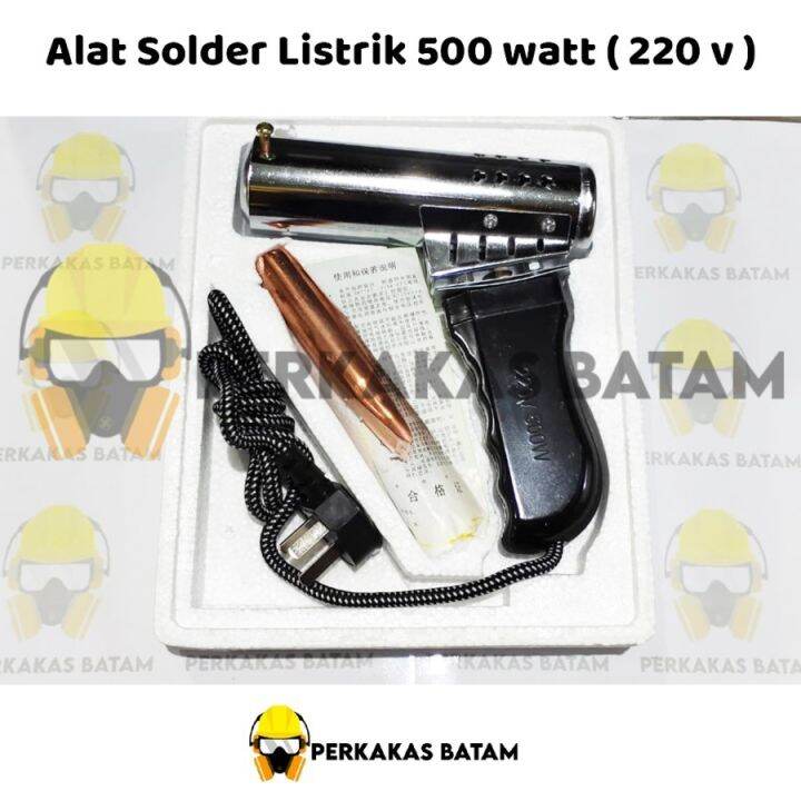 Alat Patri 500 Watt - Soldering Iron - Solder Listrik Gagang Kayu ...