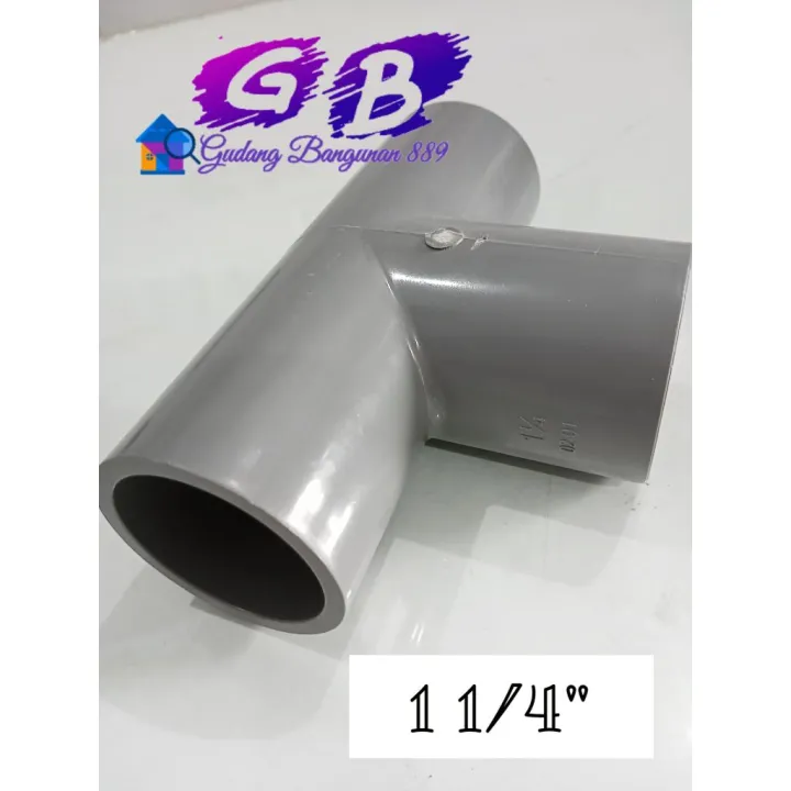 TEE PVC 1 1/4" RUCIKA AW / SAMBUNGAN TEE 1 1/4 INCI RUCIKA | Lazada ...