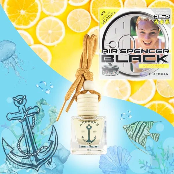 Anchors | Lemon Squash Scent "Inspired" | Car Air Freshener | Hanging ...