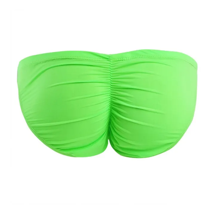 Ruched Butt Brief Mans Bulge Pouch Underwear Men Bikini Underpant Man ...