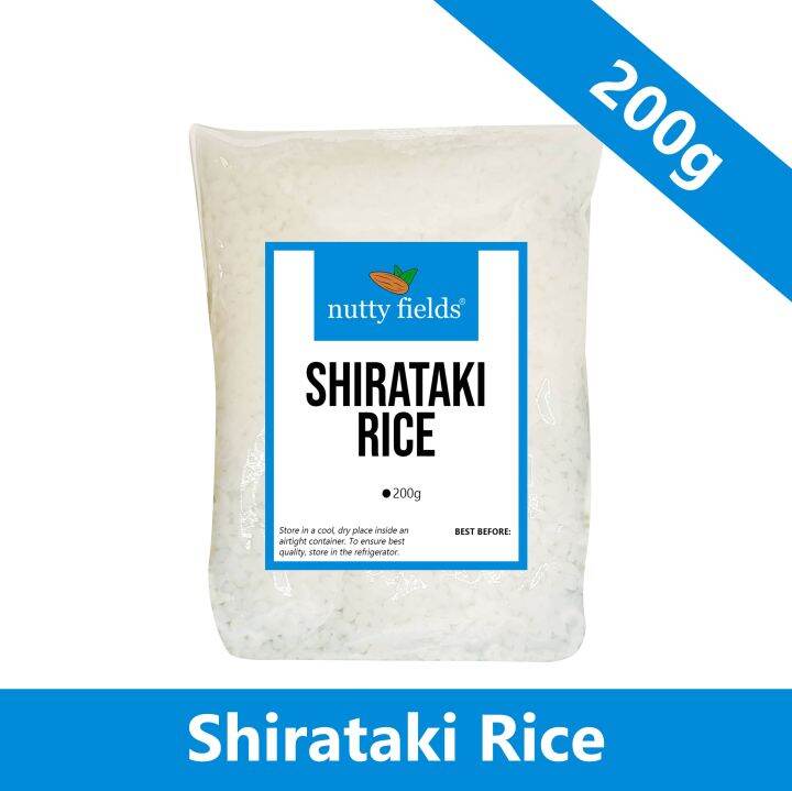 Shirataki Konjac Rice / Spaghetti (200g) by Nutty Farm | Lazada PH