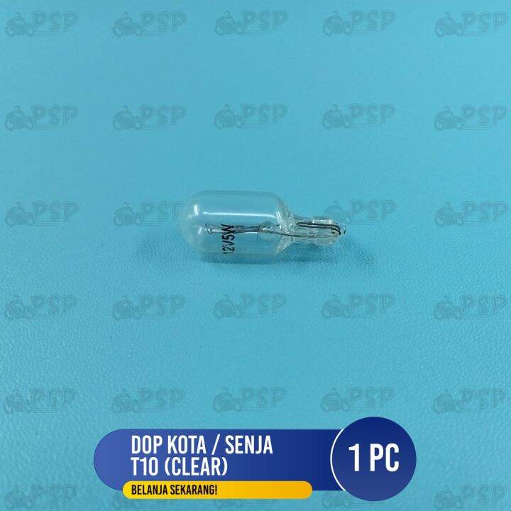 Dop Senja / Kota T10 (Clear) Harga Per 1 PC - Bohlam Lampu Lamp Bulb ...