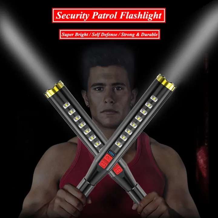 LED Flashlight Super Bright 4000 Lumens Handheld Tactical Torch USB ...