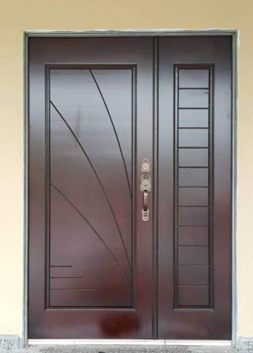 Pintu Kayu Depan Rumah Utama (Full HDF Solid Core / Kayu Meranti Solid ...
