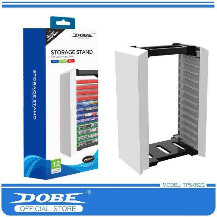 Dobe 36-Slot CD Game Disc CD Case Shelf Storage Rack Vertical Deck for ...