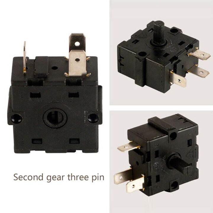 [Hot K] 3/5 Pin 2/3 Position Rotary Switch Selector AC 250V 16A ...