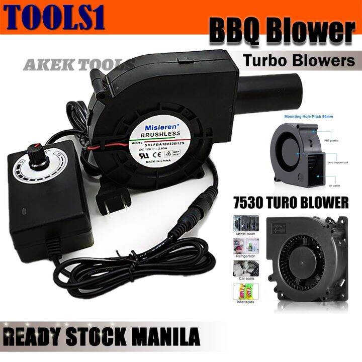 9733 BBQ Blower Fan Rpm Air Turbo Blower Portable Blower kalan DC 12V 2 ...
