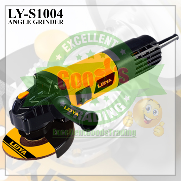 LEIYA Heavy Duty Angle Grinder [Orange] | Lazada PH