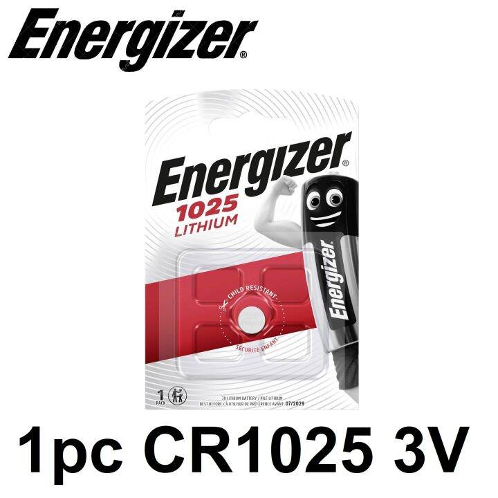 Energizer 1025 CR1025 (1pc) 3v Lithium Button Battery Coin Cell ...