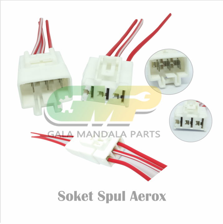 Soket Kabel Spull Set Aerox Nmax Lexi Freego Socket Spul Ecu Motor ...
