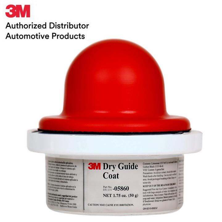 3M 5861 DRY GUIDE COAT KIT ครบชุดผงถ่านตลับเช็คคลื่นตามดสำหรับงานสี ...
