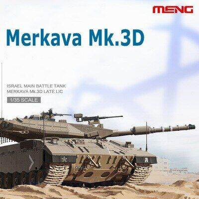 Meng TS-025 1/35 Israel Main Battle Tank Merkava Mk.3D Late Lic Plastic ...
