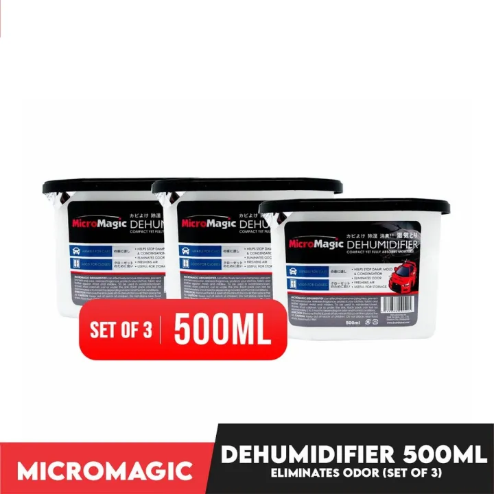 TFG TOYOTA FORTUNER | 3 pcs Micromagic Dehumidifier 500ml- Eliminates ...