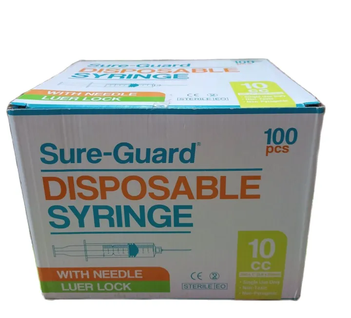 Sureguard Disposable Syringe 10cc | Lazada PH
