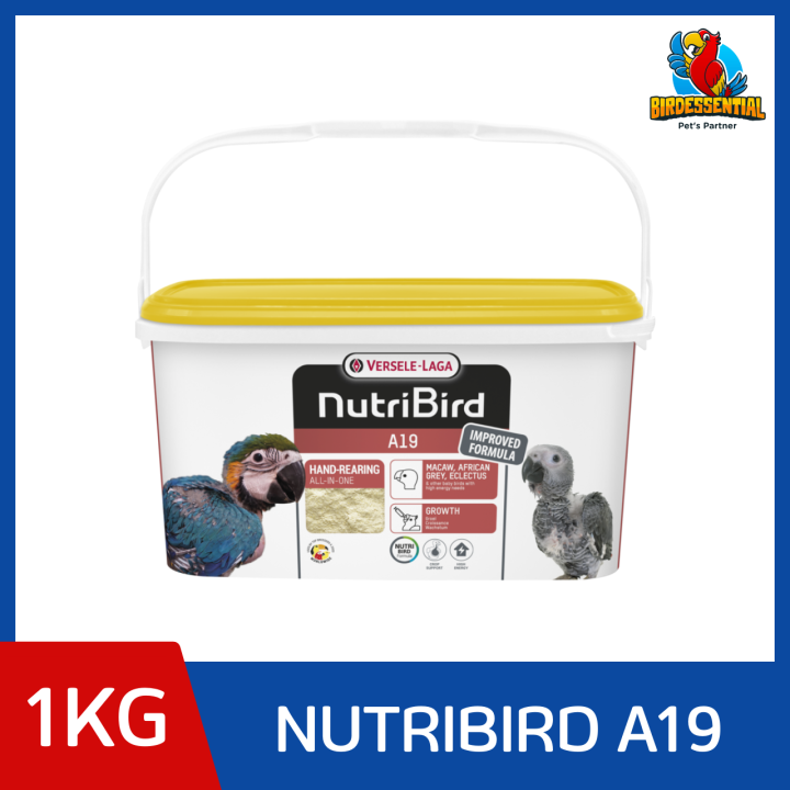 Versele Laga NutriBird A19 Hand feed Formula (1kg) for Birds Macaw ...
