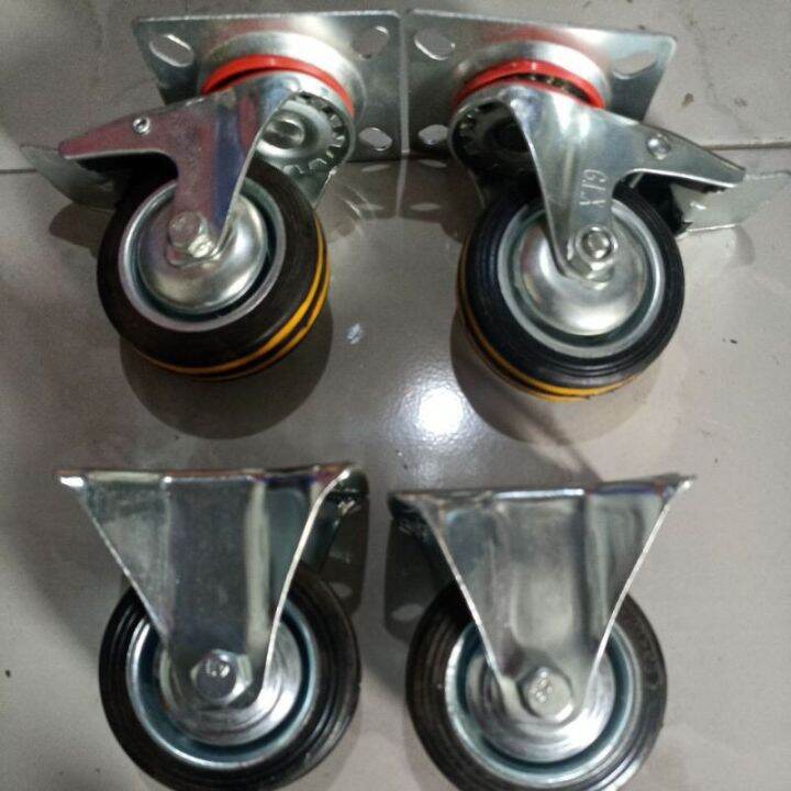 RODA TROLY SET KARET 3 | Lazada Indonesia