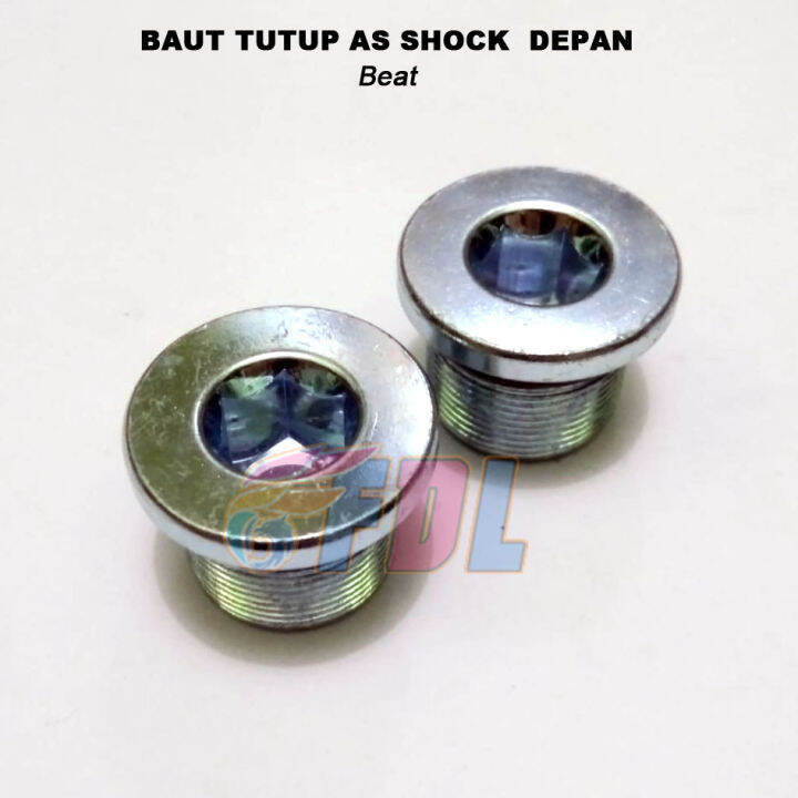 1 set 2 baut Baut Tutup As Shock Depan Beat | Lazada Indonesia