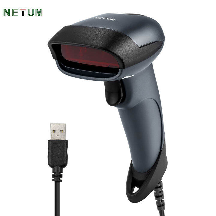 NETUM USB Laser Barcode Scanner, Handheld 1D Wired Bar Code Scanner ...