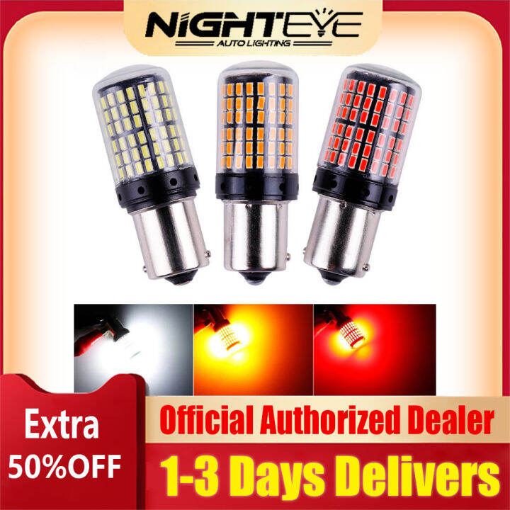 2pcs LED Turn Signal Lights 1156 BA15S BAU15S 1157 BAY15D 7440 7443 ...