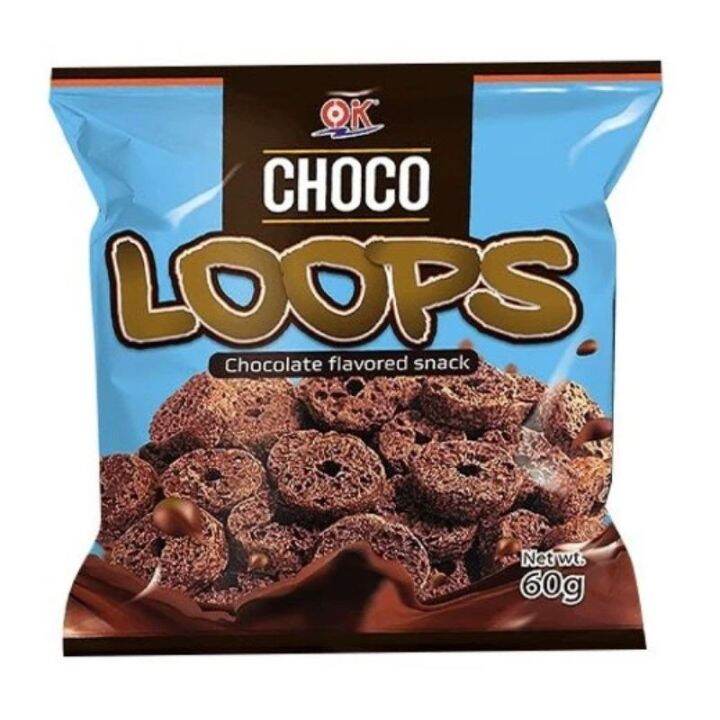 Ok Choco Loops 60g Chocolate Flavored Snack | Lazada PH