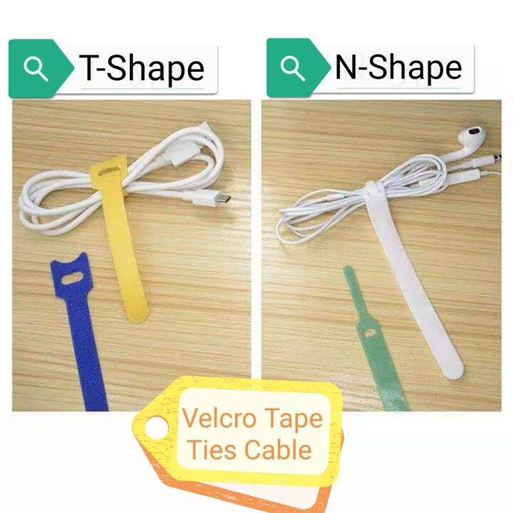 Velcro Tape Ties Cable Pita Velcro Kabel Ikatan 1pcs | Lazada