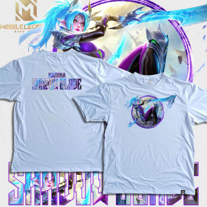 Karina Shadow Blade T-shirt, MLBB tees, Mobile Legends Bang Bang T-shirts, ML tshirt | Lazada PH