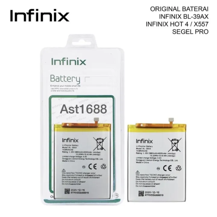 Baterai infinix BL-39LX Bat Smart 4 / S5 / S5 Lite BL39LX Batre Tanam ...