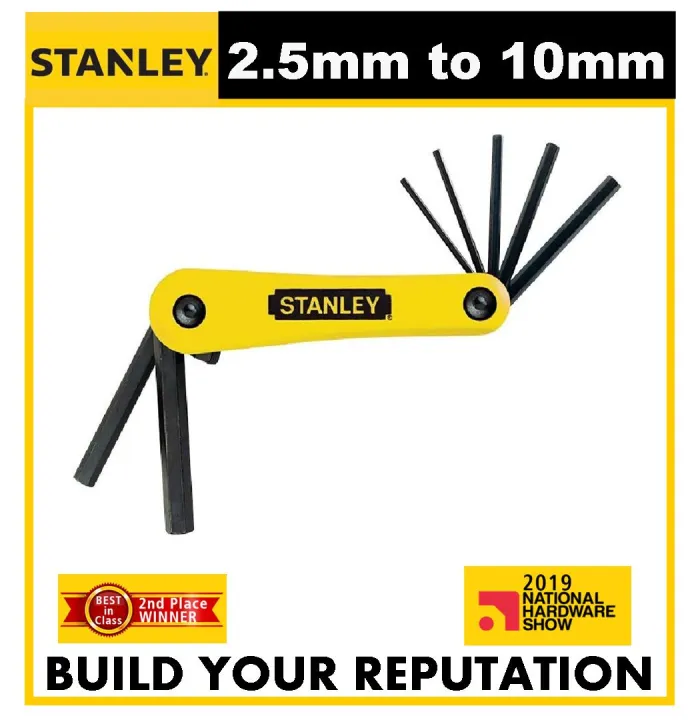Stanley 69-262 Allen Wrench Hex Key Wrench Hexagonal Wrench Handy Allen ...