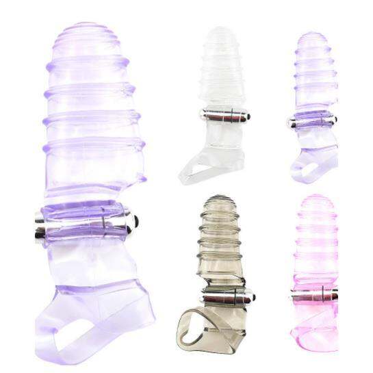 Electric Finger Stall Flirting Female Koukou Buckle Exotic Condom Male