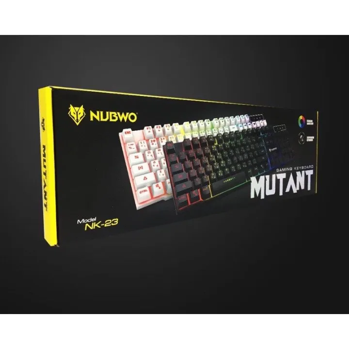 คีย์บอร์ดเกมมิ่ง NUBWO NK-23 Mutant Gaming Keyboard ไฟ LED BACKLIGHT | Lazada.co.th