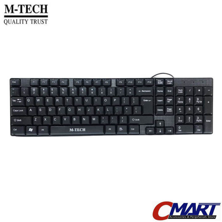M-Tech STK-01 USB Keyboard Standard for PC Laptop Android - KB-STK-01 ...