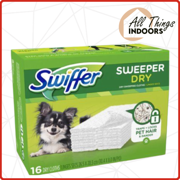 Swiffer Sweeper Dry Sweeping Pad Pet, 16 count | Lazada PH