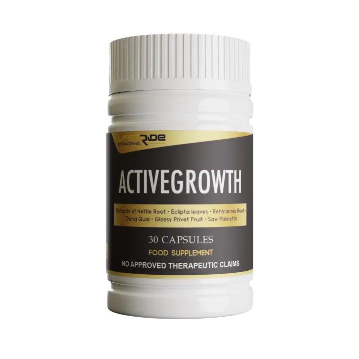 PROMO:3 BOTTLES ActiveGrowth Food Supplement - Aid Hair Growth, Boost ...