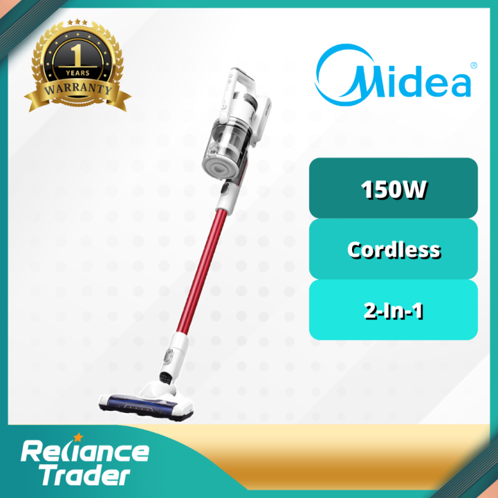 Midea Cordless Vacuum Cleaner (150W) DC Motor MVC-V18P | Lazada