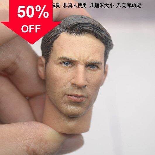 Figure head carving US team Rogers head sculpture trend 1/6 scale model ...