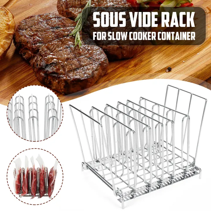 Stainless Steel Sous Vide Rack and 11L Sous Vide Cooker Containers Sets ...