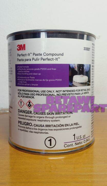 3M Perfect-it Paste Compound, quartz 33327, Kompon Pasta Poles (Body ...