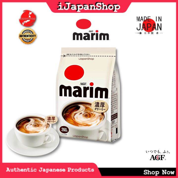 AGF Japan Marim Coffee Creamer 260g-Original 10/2024 Expiry Date | Lazada PH