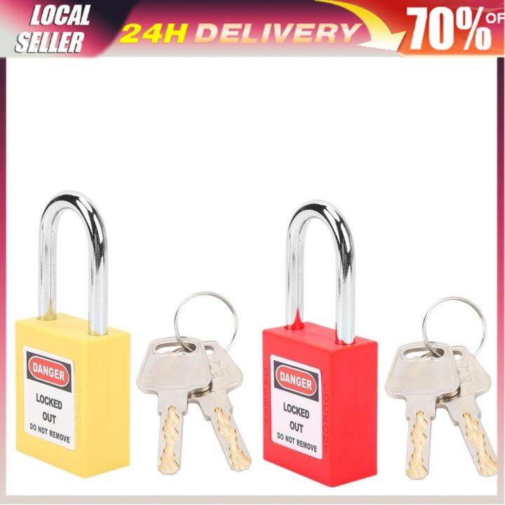 LOTO Padlock 38mm Lockout Tagout Lock Insulation Safety for Machinery ...