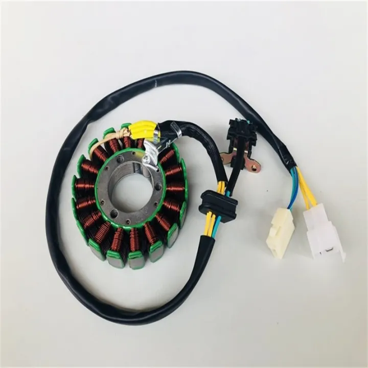 Motorcycle 18 Pole 5 Wire Magneto Stator Coil Generator For Suzuki ...