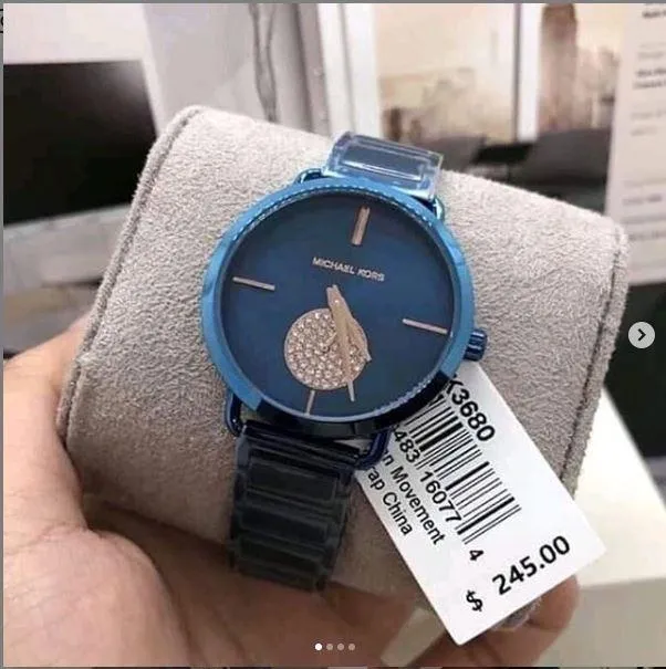 Michael Kors Blue Dial Portia Women's Watch - MK3680 | Lazada PH